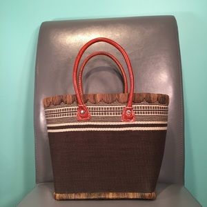 Bags | Sage Colored Weave Basket Handbag | Poshmark